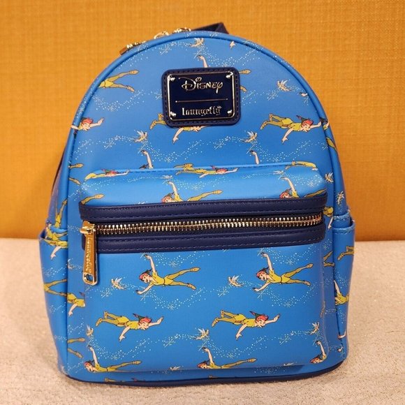 Loungefly | Bags | Loungefly Disney Peter Pan Flying Tinkerbell Aop ...